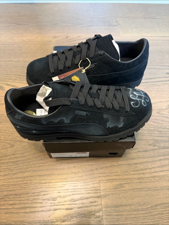 Puma | Shoes | Unique Style Mens Puma Black Suede Limited Edition Shoes ...